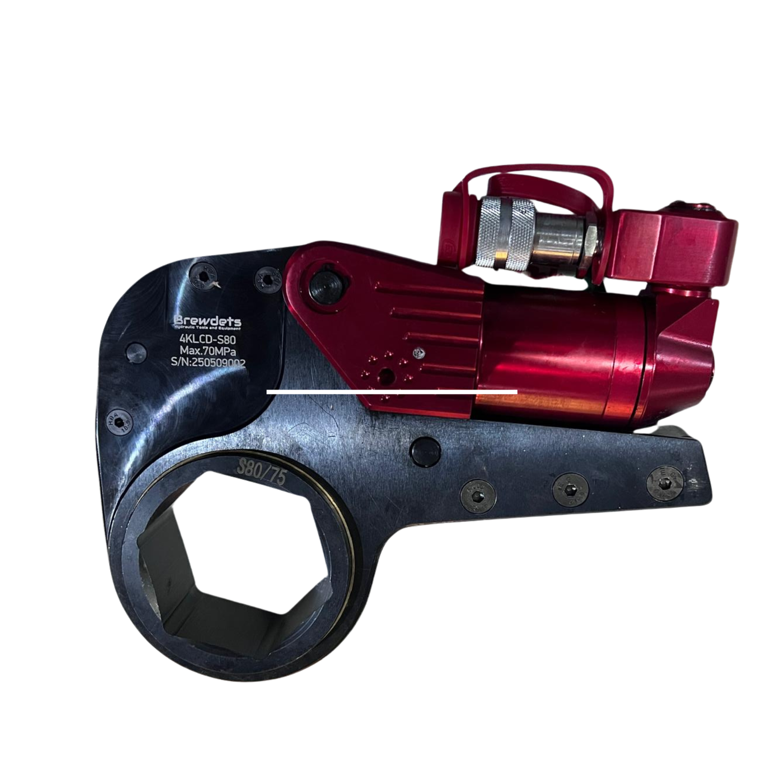 Brewdets Hydraulic Torque Wrench Rachet Size 32-65mm Max.5000Nm 4KLCD ...